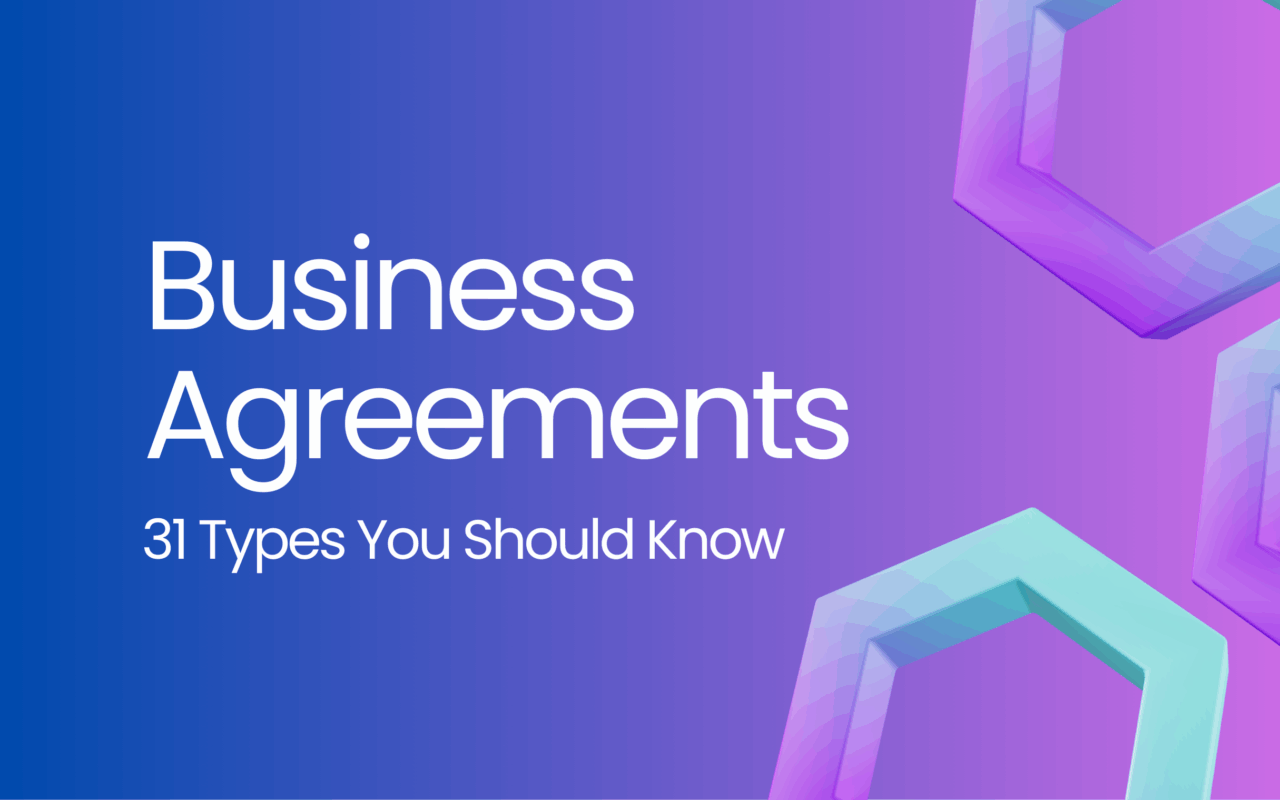 Types of Business Agreements