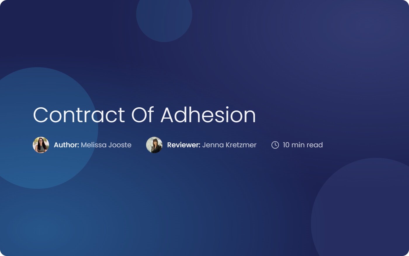 Contract of Adhesion: Definition, Risks, and Management