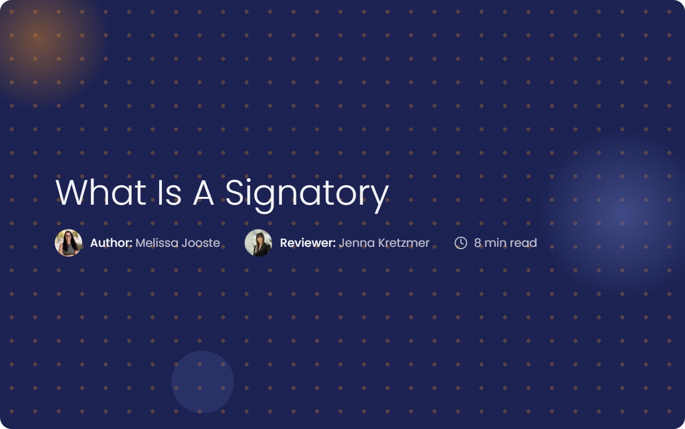 What is a Signatory? A Simple Guide for Contract Teams