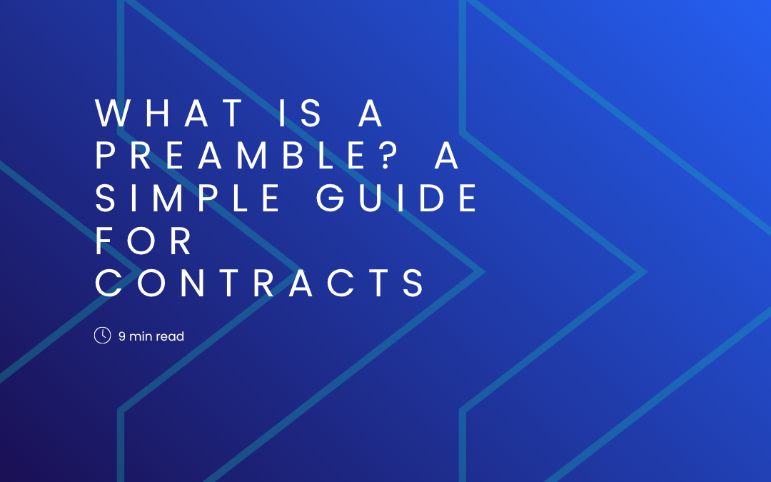 What is a Preamble? A Simple Guide for Contracts