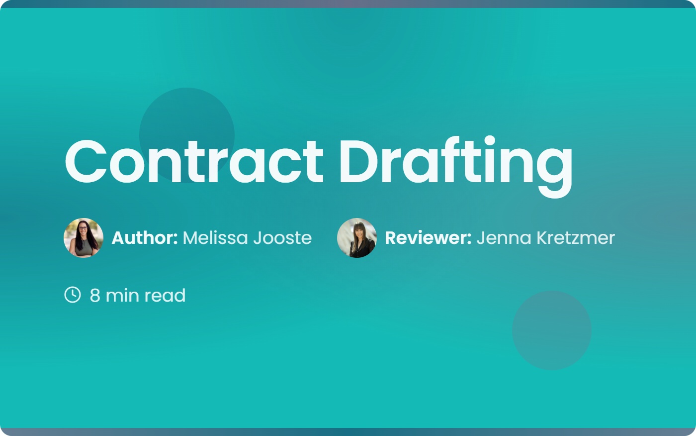 Contract Drafting: A Guide to Writing Better Agreements